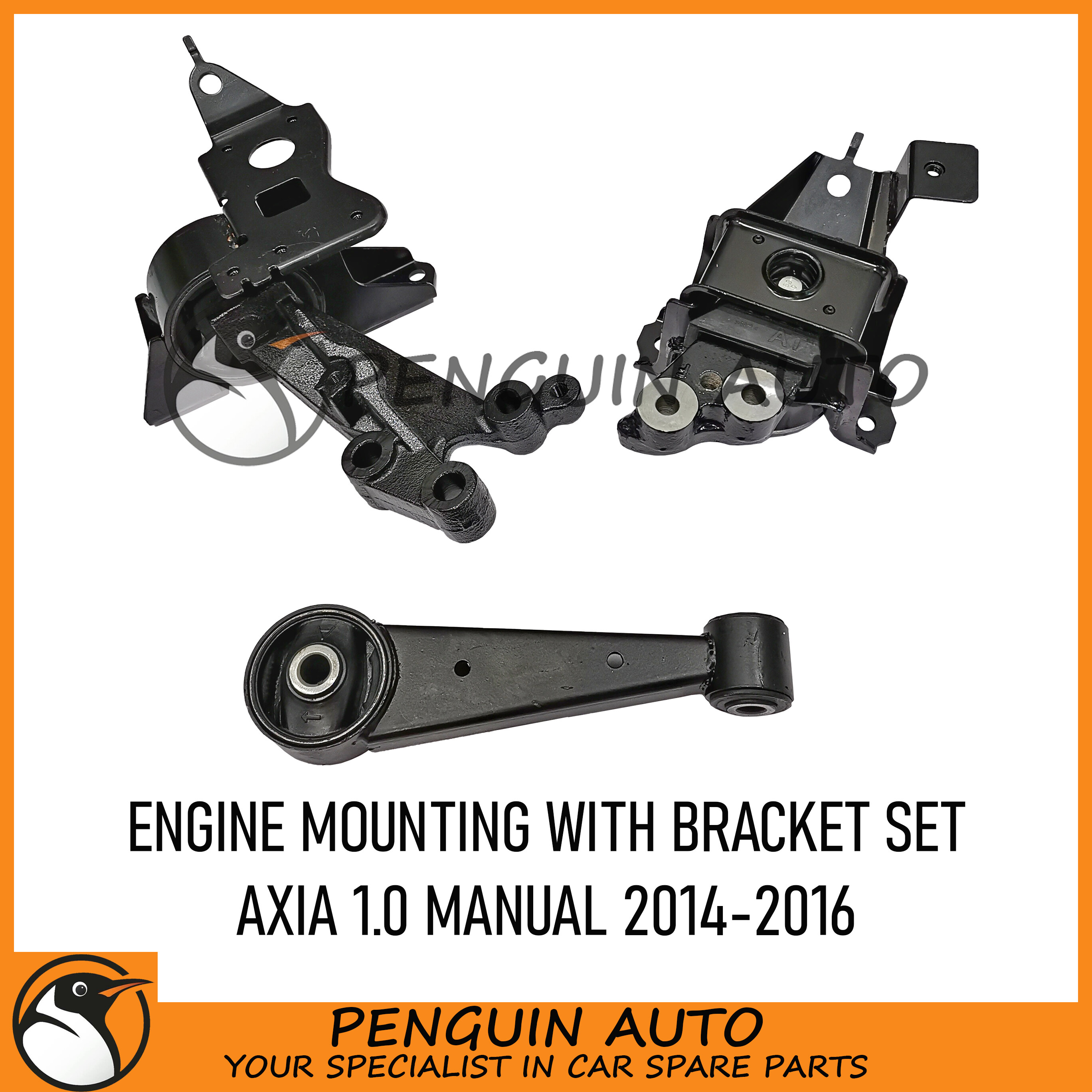 PERODUA AXIA 1.0 2014-2016 MANUAL ENGINE MOUNTING WITH BRACKET PREMIUM ...