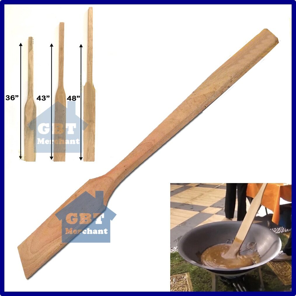 Paddle Bot | Wooden Ladle | Dayung Masak | Sudip Kayu Panjang ...