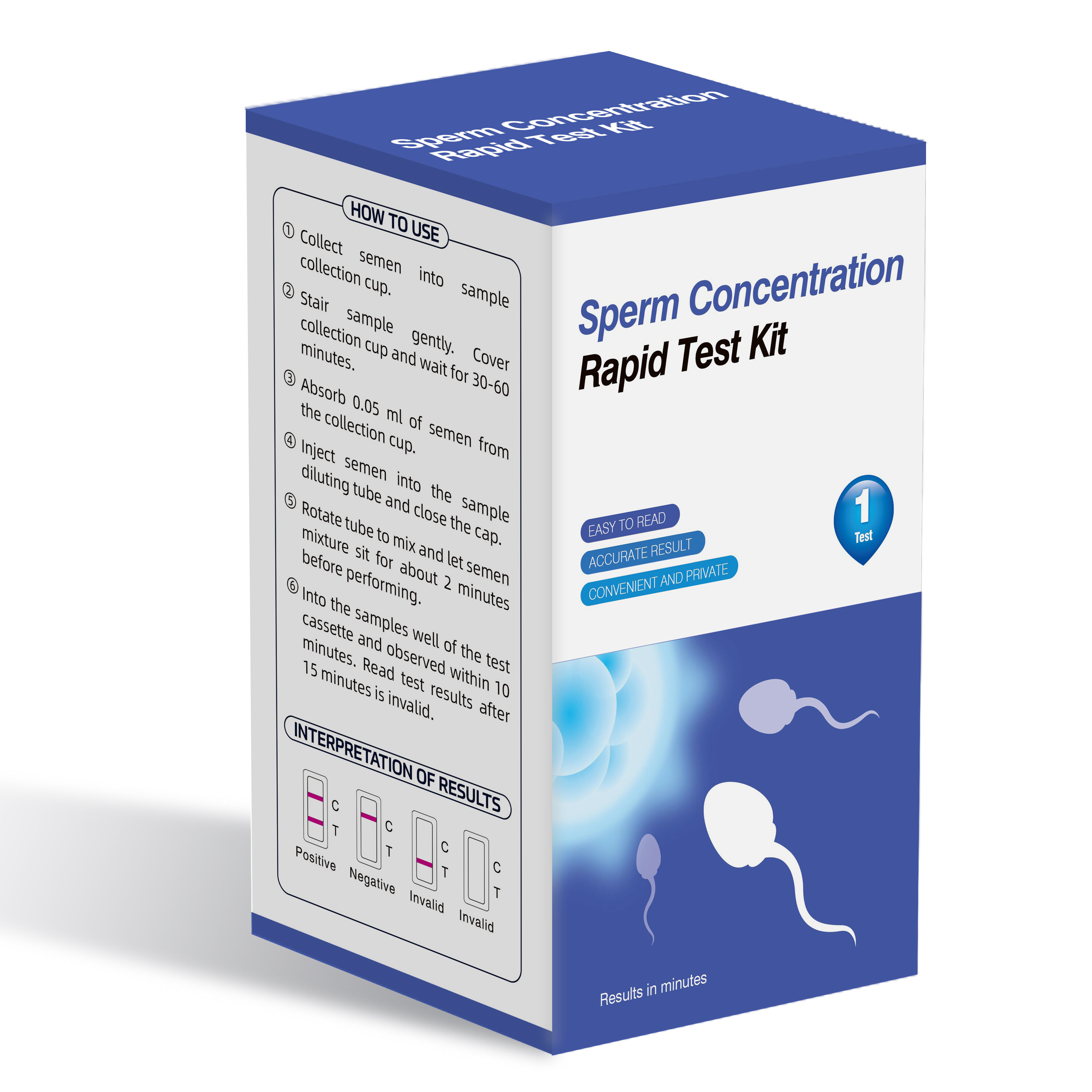 Sperm Concentration Detection Kit Male Test Sperm Motility Quality Test ...