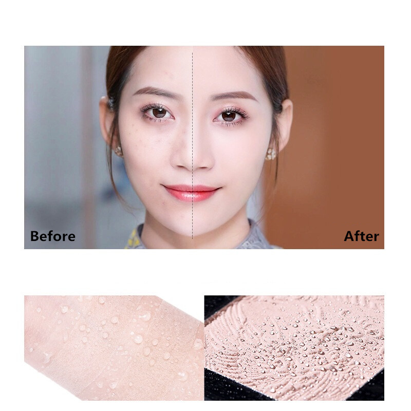 Leezi ที่มีสีสันฟีนิกซ์ศิลปะแต่งหน้าผงชุ่มชื้นคอนซีลเลอร์รูขุมขนที่มอง ...