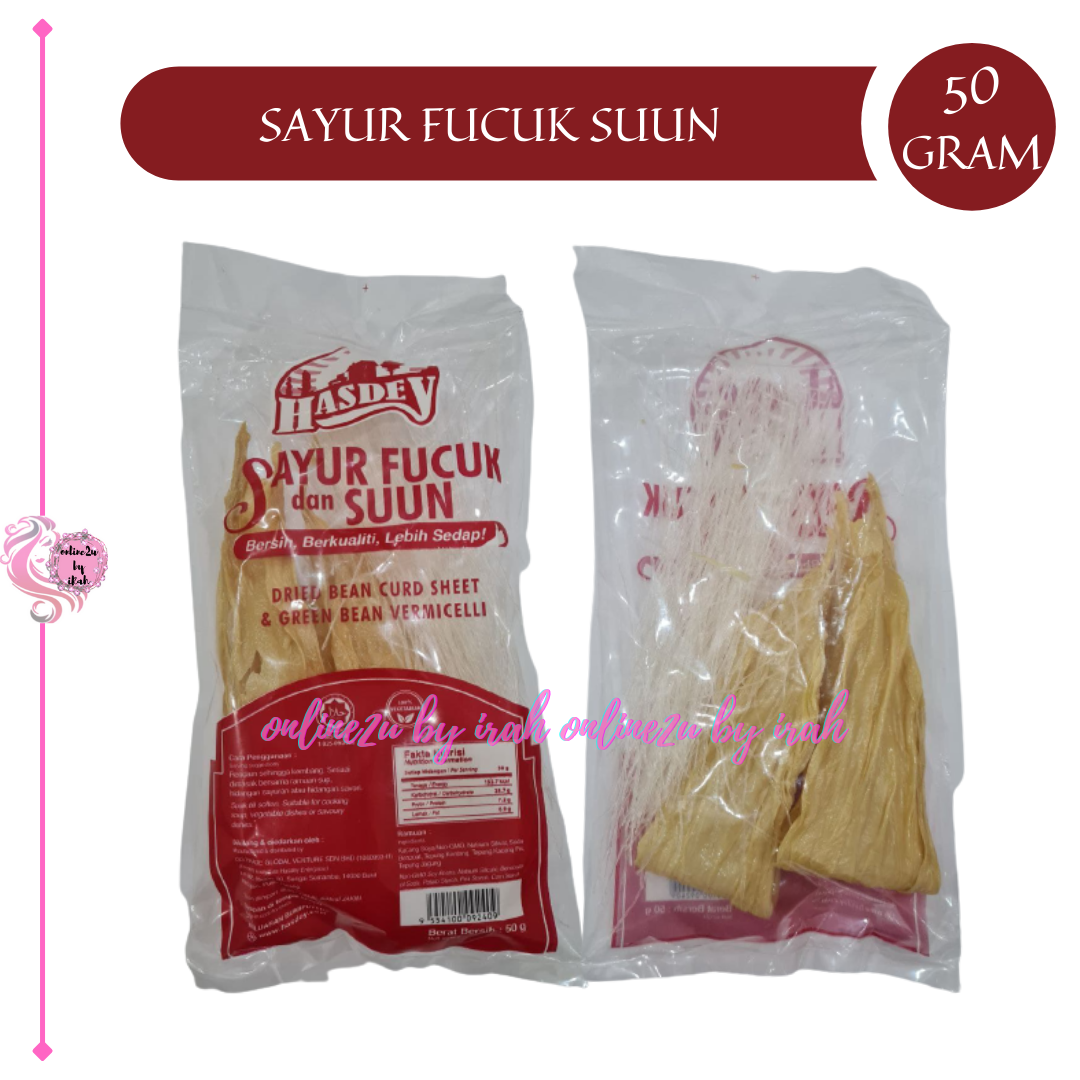 Sayur Fucuk Suun Hasdey Tauhu Kering Halal Buatan Muslim BMF 50g | Lazada