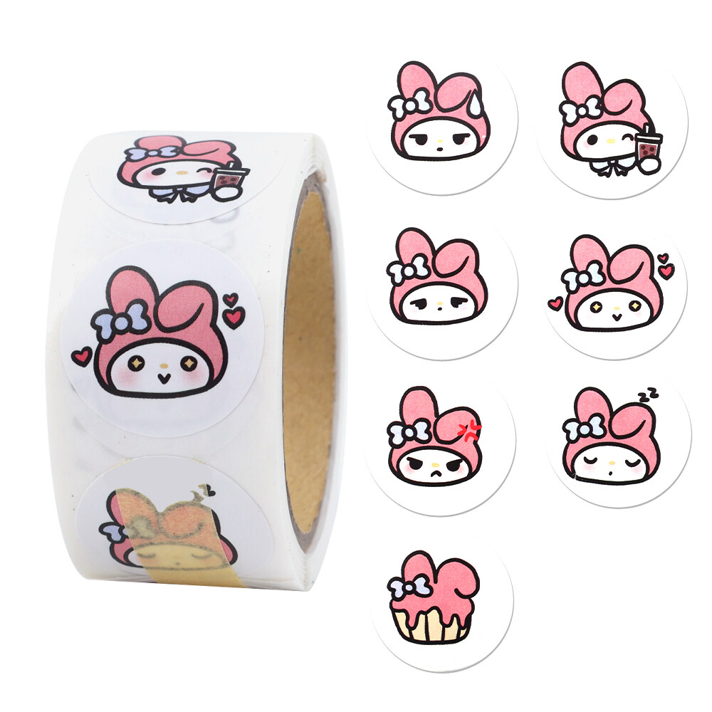 200pcs/roll Sanrio Sticker Material Decorative Cinnamoroll Sealing ...