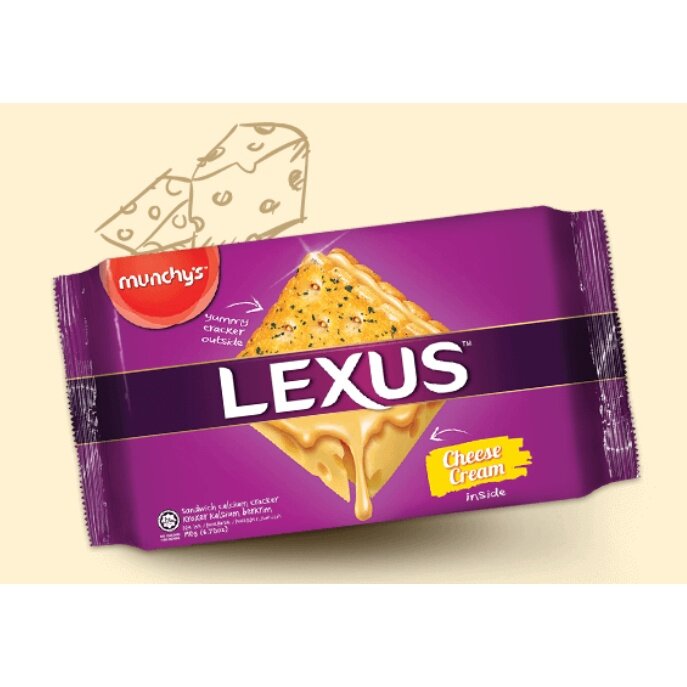 MUNCHY'S LEXUS SANDWICH CRACKER 190G/200G | Lazada