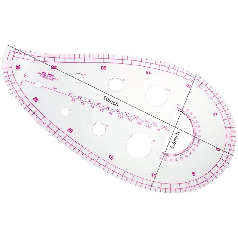 Sewing Ruler Set (4 Pcs) - Metric Ruler Set French Curve Pattern ...