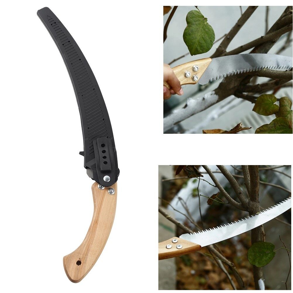 350mm Blade Handheld Pruning Saw 3 Cutting Edges Logging Hand Saw Tree ...