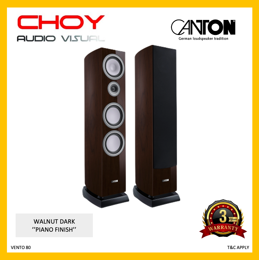 Canton Vento 80 3-Way Floorstanding Speaker | Lazada