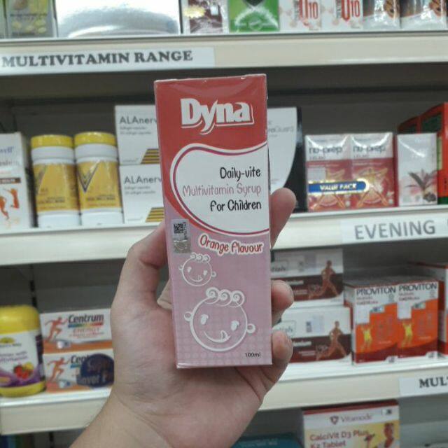 DYNA DAILY-VITE MULTIVITAMIN SYRUP CHILDREN 100ML | Lazada