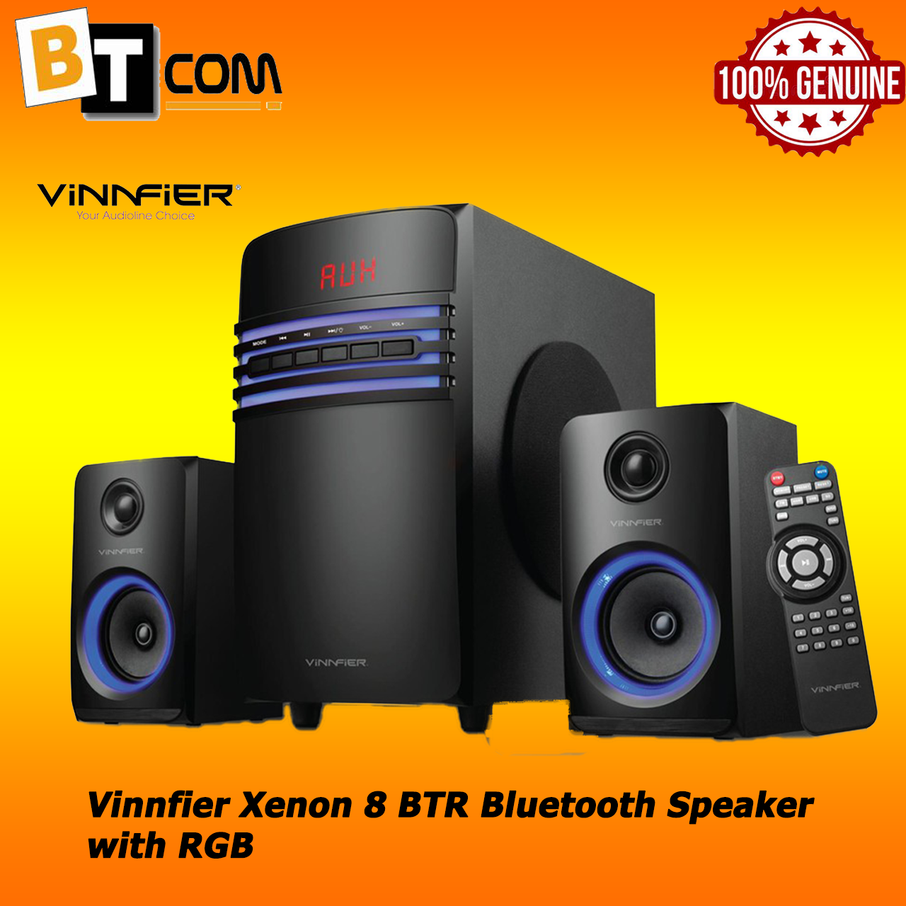 Vinnfier Xenon 8 BTR Bluetooth Speaker with RGB | Lazada