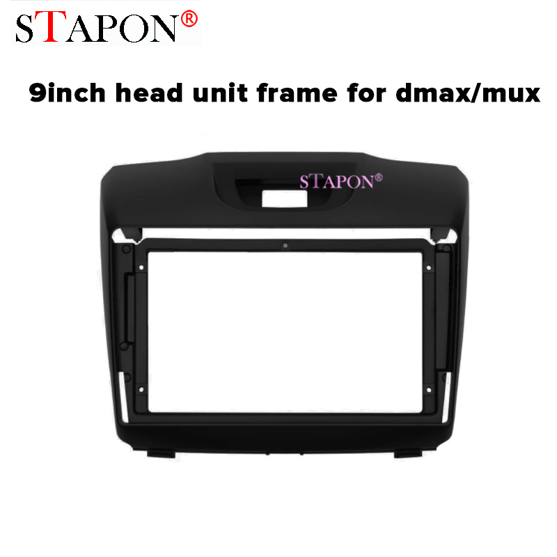 STAPON 9inch head unit frame panel for isuzu dmax mux 2012-2018 | Lazada
