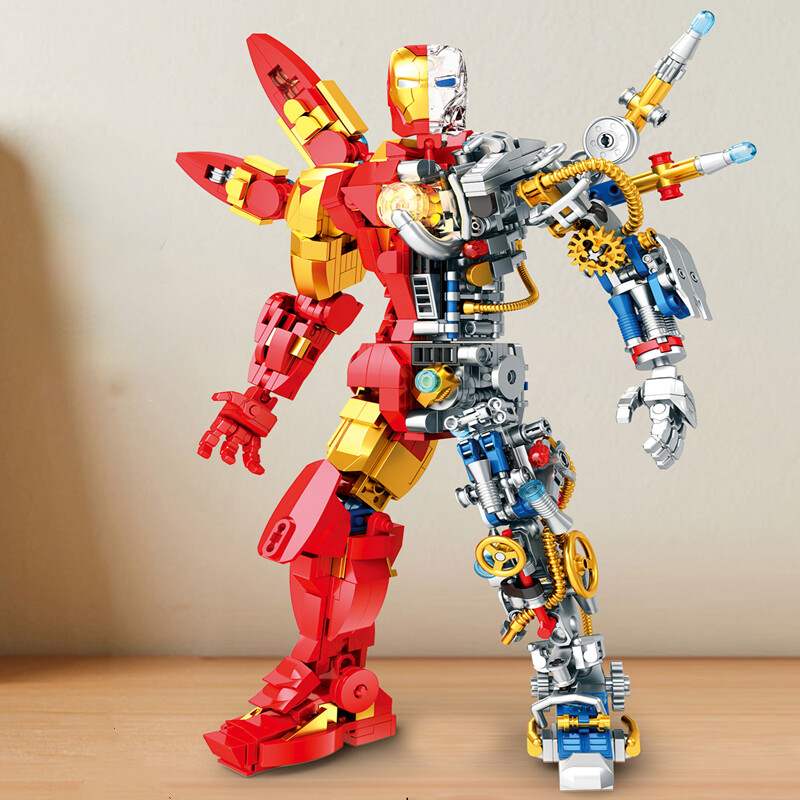 Superhero Anti-H-Ulk Iron Warrior Armored Mech Battle Damage รุ่น ...