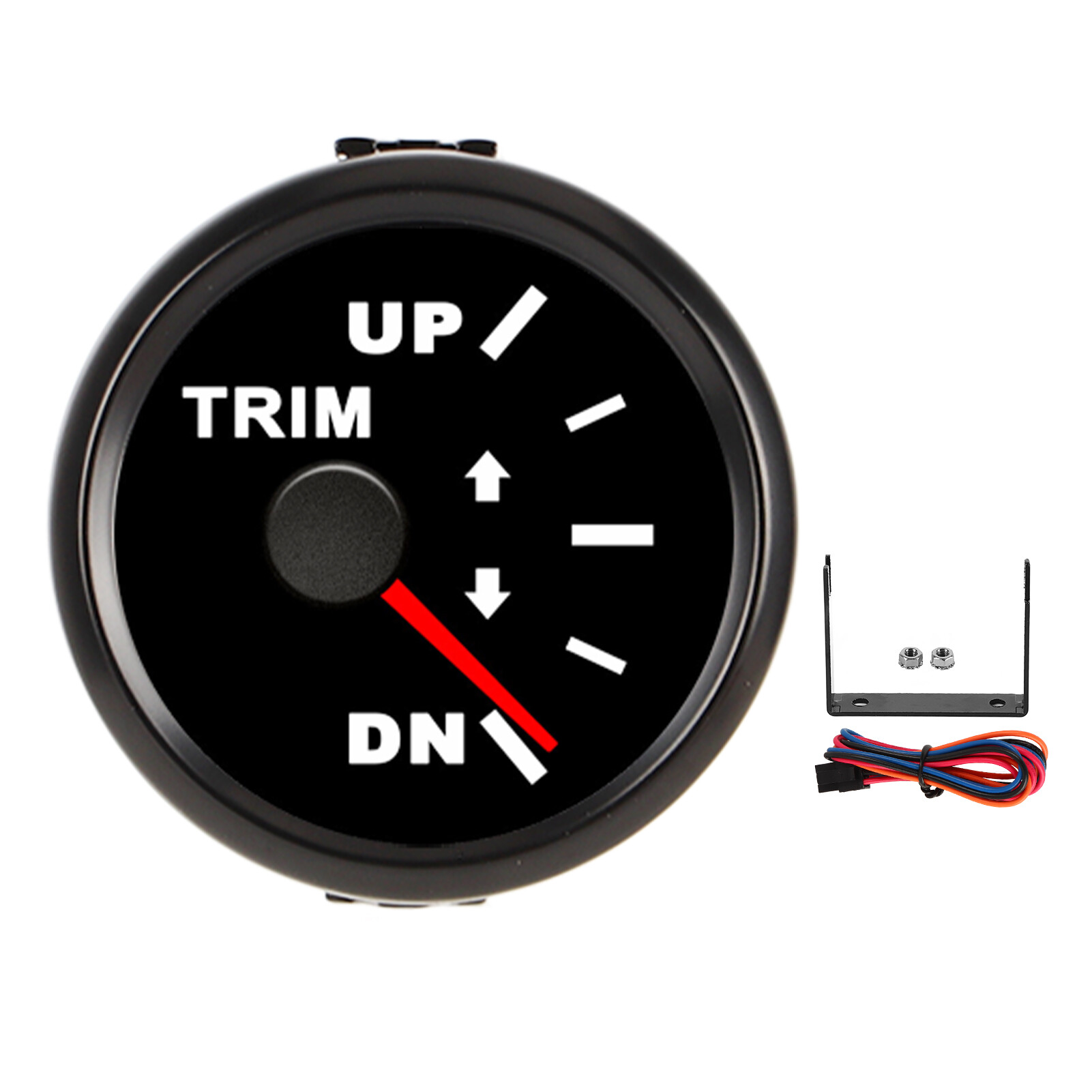 52มม./2in เรือ Trim Balance Gauge Meter UP DN Marine Trim Gauge IP67กัน ...