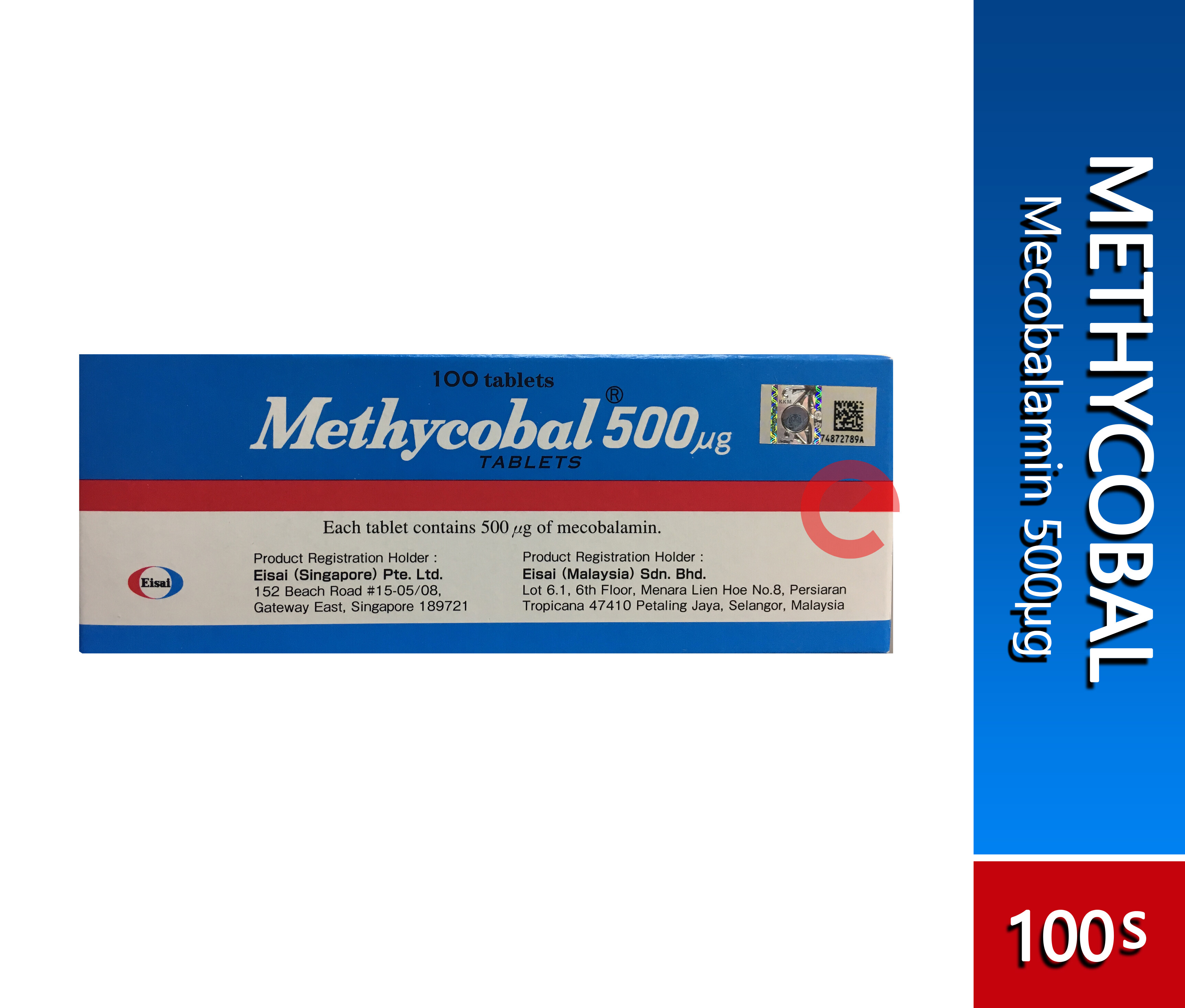 Methycobal 500µg Mecobalamin Tablet 100s (Eisai) | Lazada