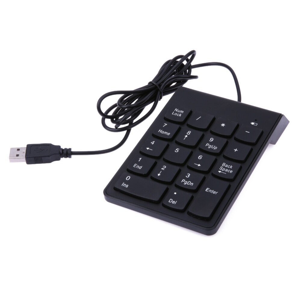 ใหม่ USB Mini 18-Keys Num Pad ตัวเลขปุ่มกดแป้นพิมพ์สำหรับแล็ปท็อปหมาย ...