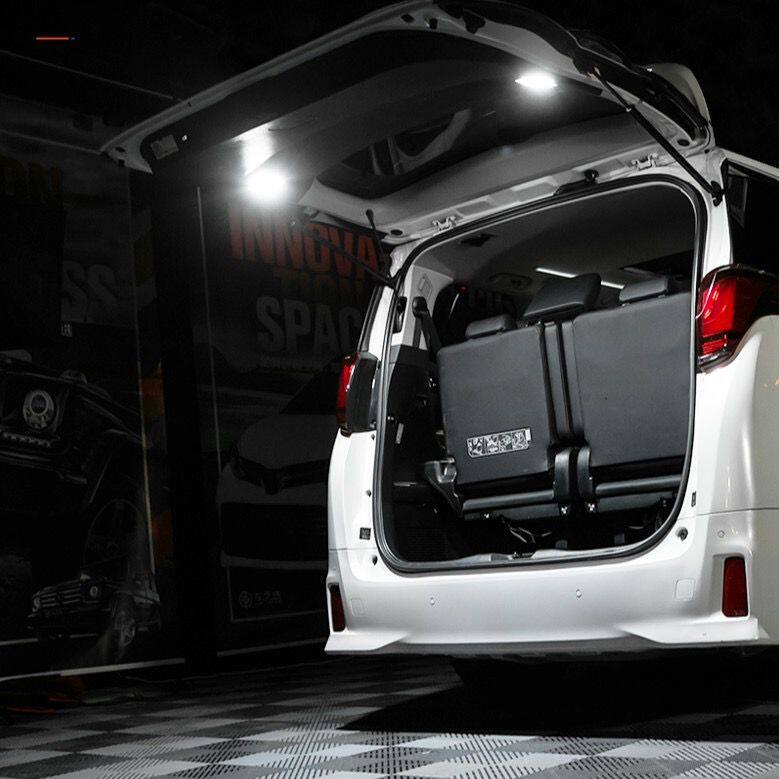 Toyota Alphard Vellfire AH30 Rear cargo Trunk White LED Lamp 2018-2022 ...