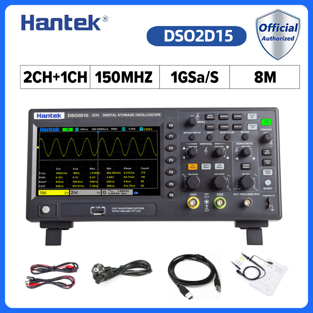 Hantek Digital Oscilloscope DSO2C10 DSO2C15 DSO2D10 DSO2D15 Dual ...