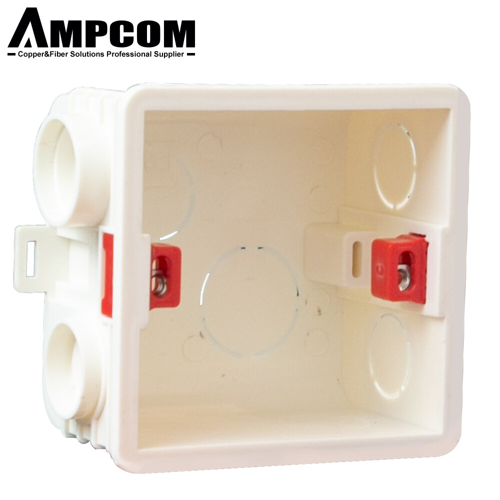 AMPCOM 86 Type Mounting Box For 86*86mm Wall Switch And Socket Face ...