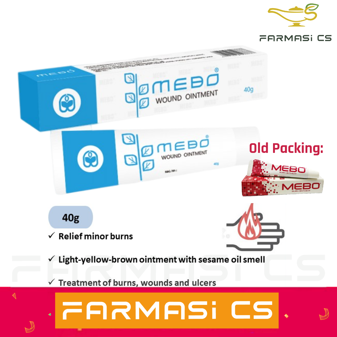 Mebo Wound Ointment 40g EXP:04/2027 burn cream / relief minor burns ...