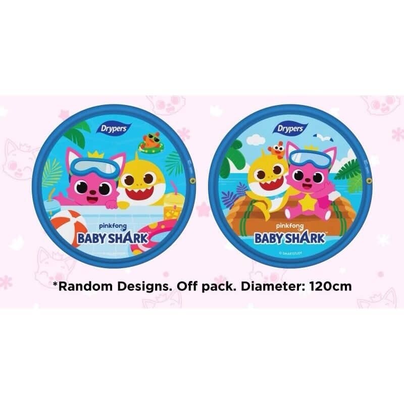 Drypers Pinkfong Baby Shark Sprinkle Mat(Random Designs) | Lazada