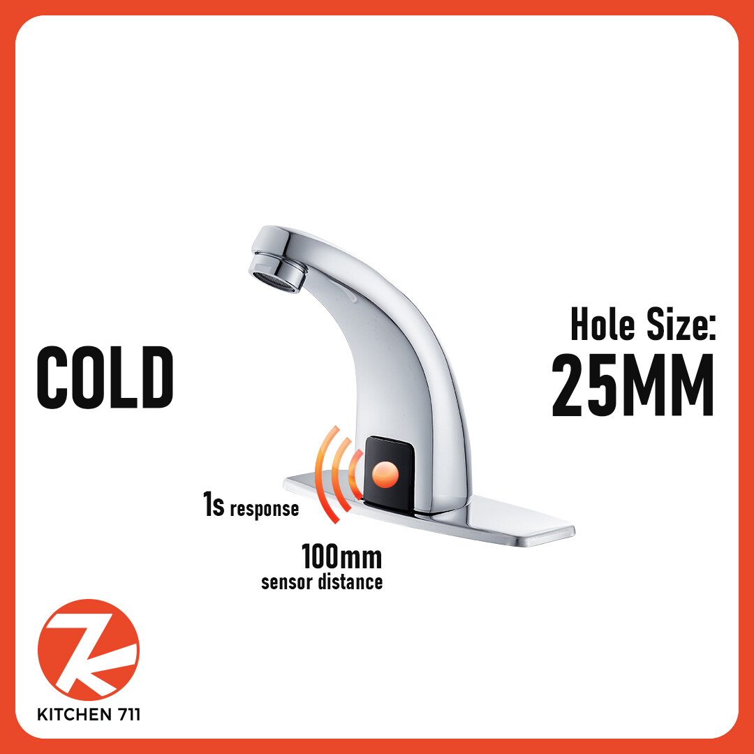 Automatic Smart Sensor Sink Faucet Cold Water Tap (Model: AS7110) | Lazada