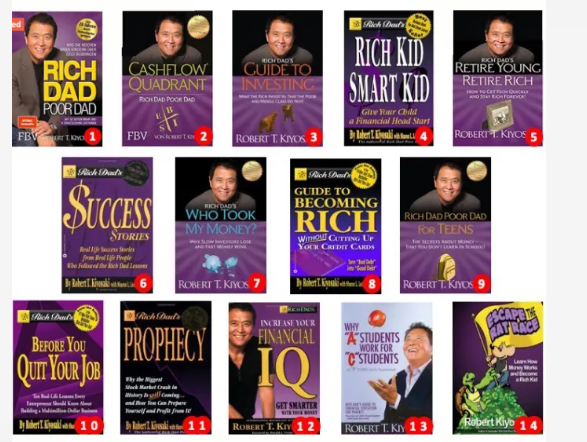 Rich Dad Poor Dad Series By Robert Kiyosaki (18 Books In A Set) | Lazada