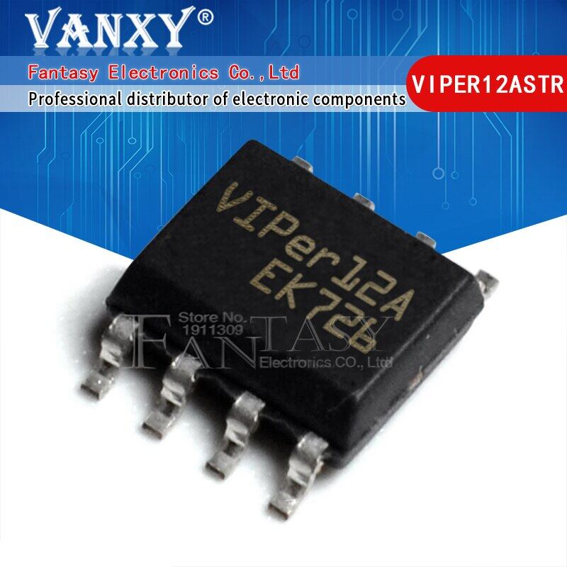 10PCS VIPER12A SOP8 VIPER12 SOP 12A SOP 8 SMD VIPER12AS VIPER12ASTR VIPER22A VIPER22AS ...