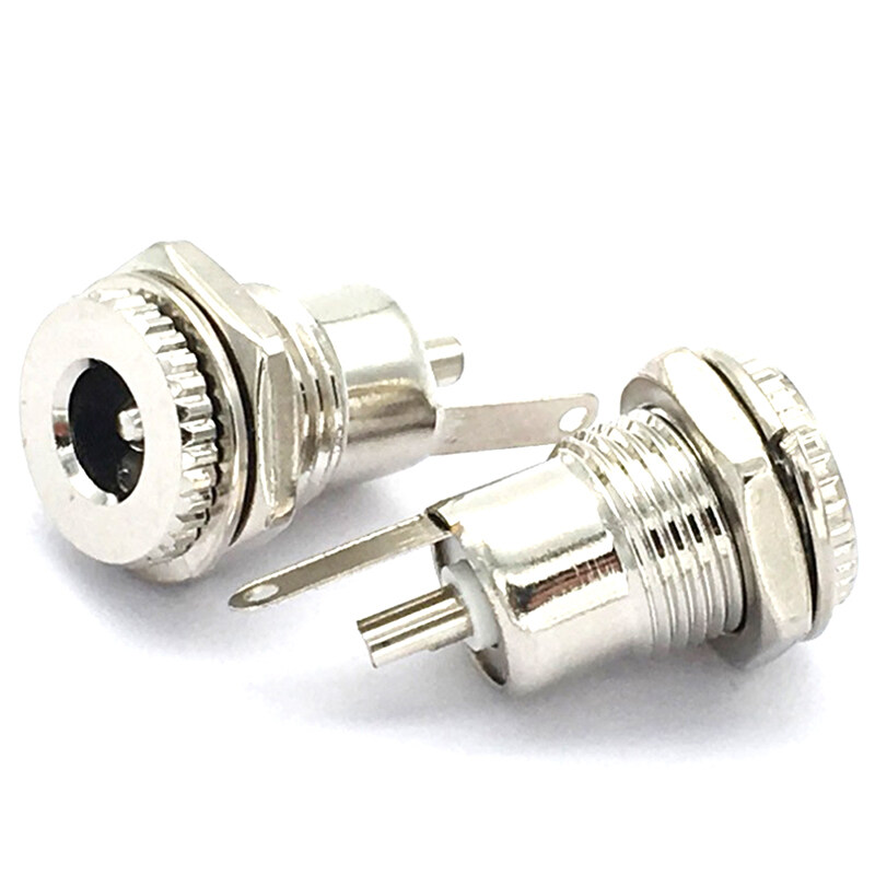 YYDS Shop????10ชิ้นโลหะ5.5X2.1มม. DC Power หญิงแจ็คแผง Mount Socket Connector - YYDS Shop ...