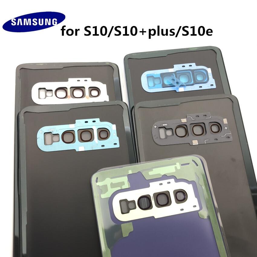 ของแท้เหมาะสำหรับ Samsung Galaxy S10 + Plus G970 G975 S10e G973ฝาหลัง ...