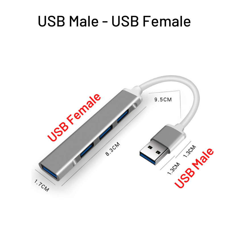 4-in-1 Type C OTG Hub USB Hub - The Ultimate Multi-Port Adapter | Lazada