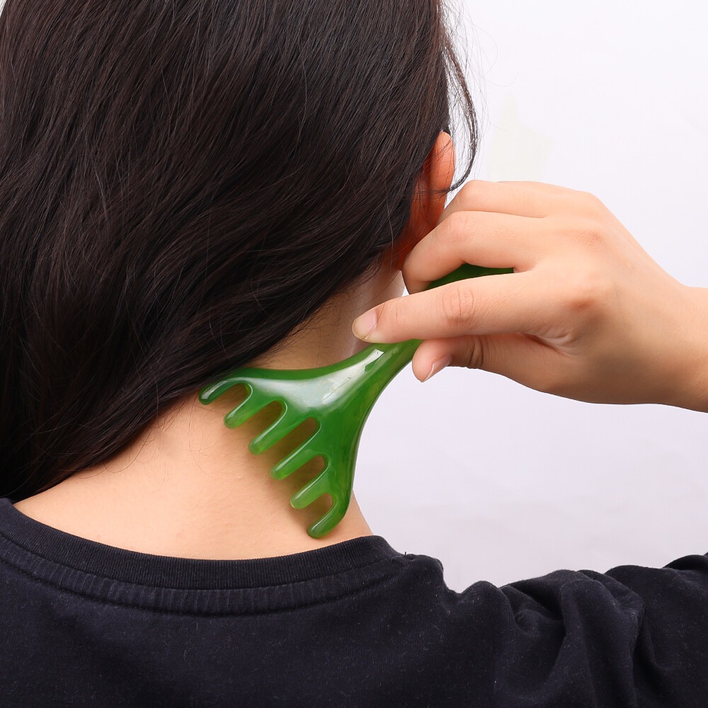 Resin Head Massager Scalp Gua Sha for Body Neck Leg Massage Five-claw ...