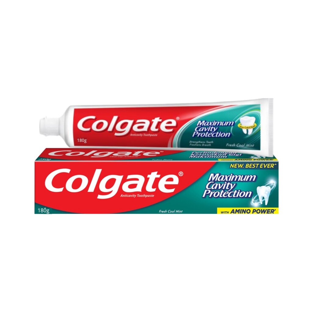 Colgate Maximum Cavity Protection Fresh Cool Mint Toothpaste 180g ... Colgate Maximum Cavity Protection Fresh Cool Mint Toothpaste 180g ...
