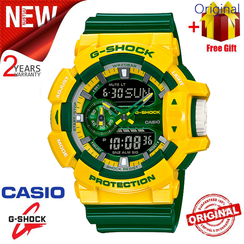 Authentic 2021 new G Shock GA400 Men Sport Watch Dual Time Display 200M ...