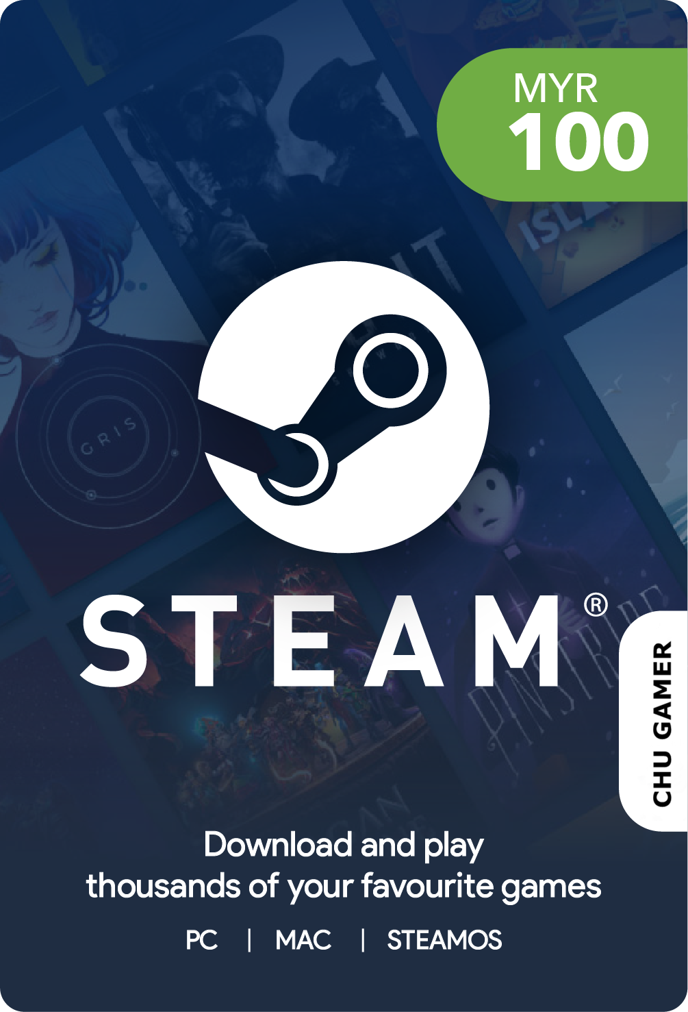 Steam Wallet Code MYR RM5 - RM200 [ChuGamer] | Lazada