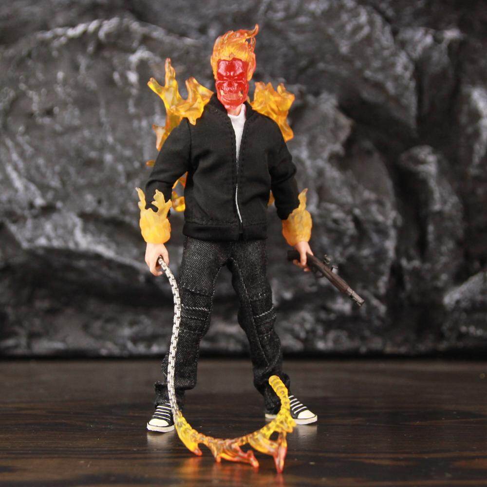 Custom ML Legends Punk Ghost Rider 6 เสื้อผ้าตุ๊กตาขยับแขนขาได้กางเกง ...