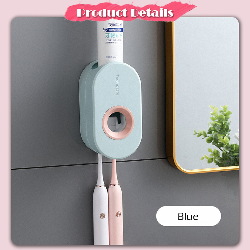 [iRojak] Toothpaste Squeezer Suction Wall Toothpaste Dispenser ...