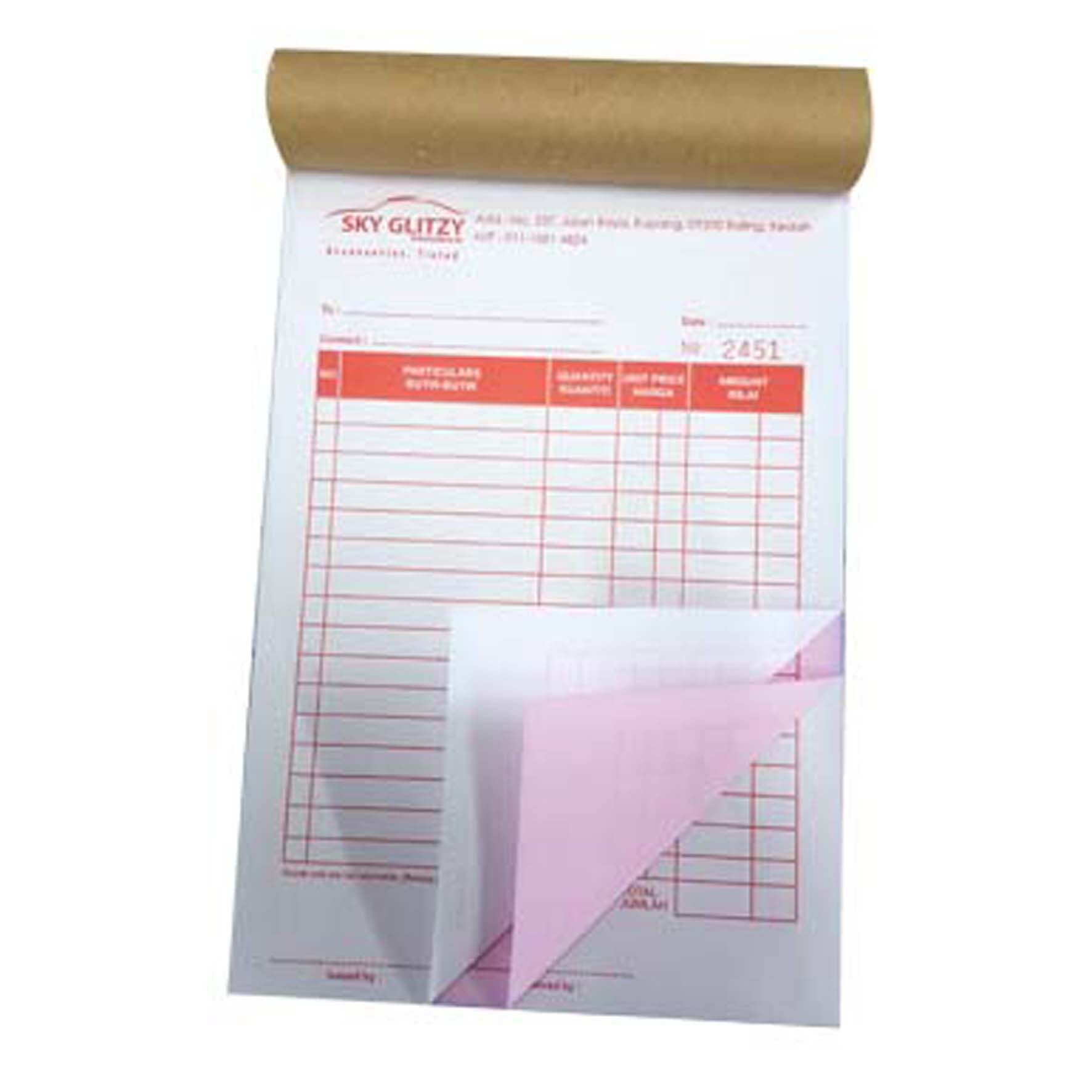 CUSTOMISED BILL BOOK/INVOICE/CASH BILL/PAYMENT VOUCHER-A4 (8.25IN X 11 ...