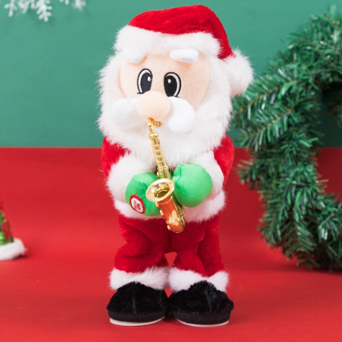 OH Song ของเล่นซานต้าไฟฟ้าร้องเพลงและเต้น,ตุ๊กตาซานตาคลอสไฟฟ้าใช้เป็น ...