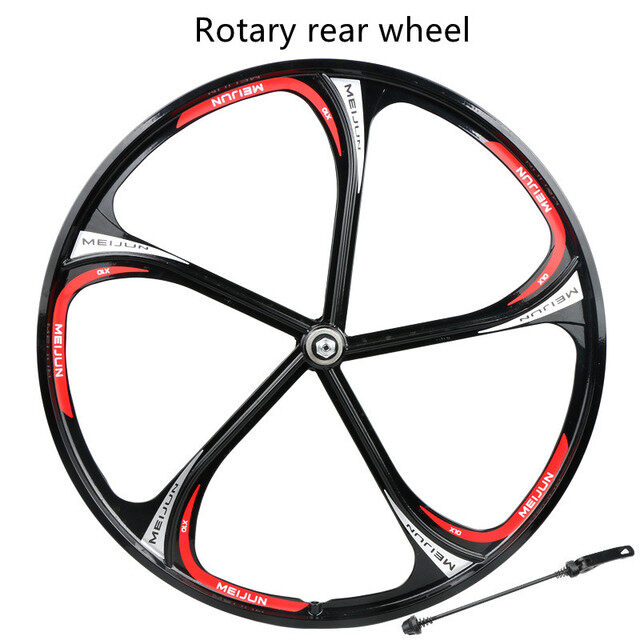 26 Inch Magnesium Alloy MTB Bearing Integrated Wheel Set Rim Hub ...