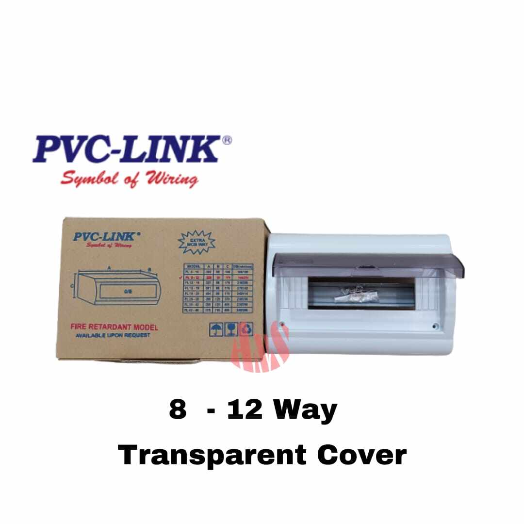6 Way / 8 Way PVC LINK ABS Mcb Box Distribution Box DB Plastic Box ...
