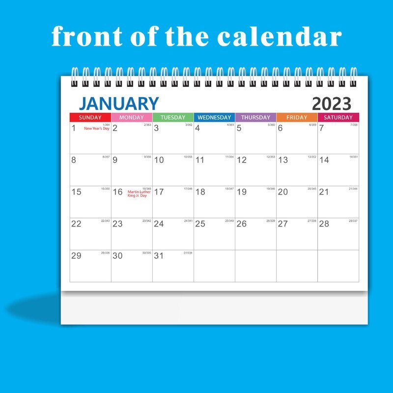 2023 Creative Simple Calendar ปฏิทินตั้งโต๊ะภาษาอังกฤษปฏิทินตั้งโต๊ะ ...