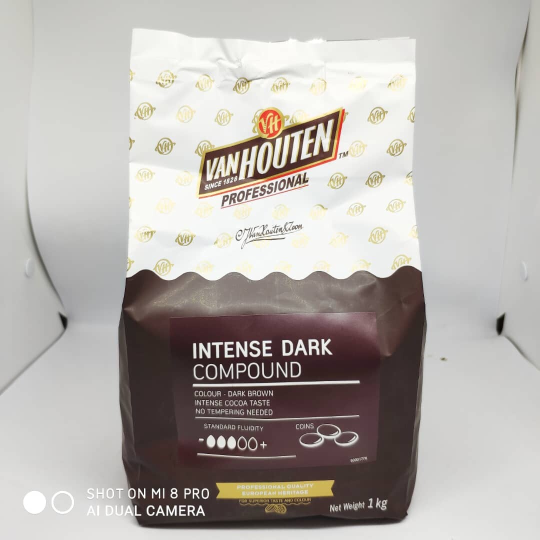 Van Houten Chocolate Coin ( Milk Compound 1kg / Intense Dark Compound ...