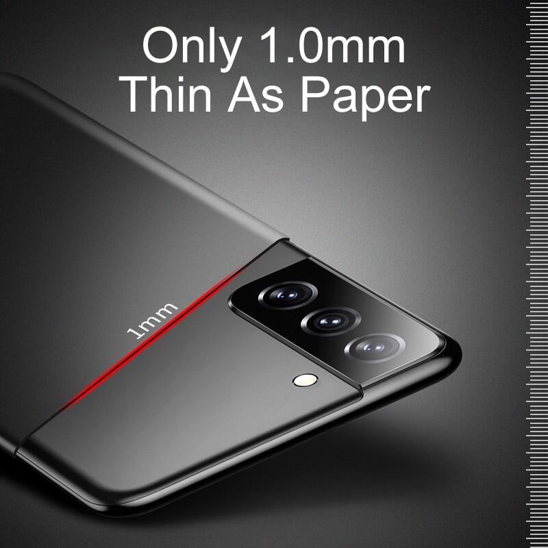 Ultra Thin PC Back Cover Case For Samsung Galaxy S21 S20 Fe Ultra S10 ...
