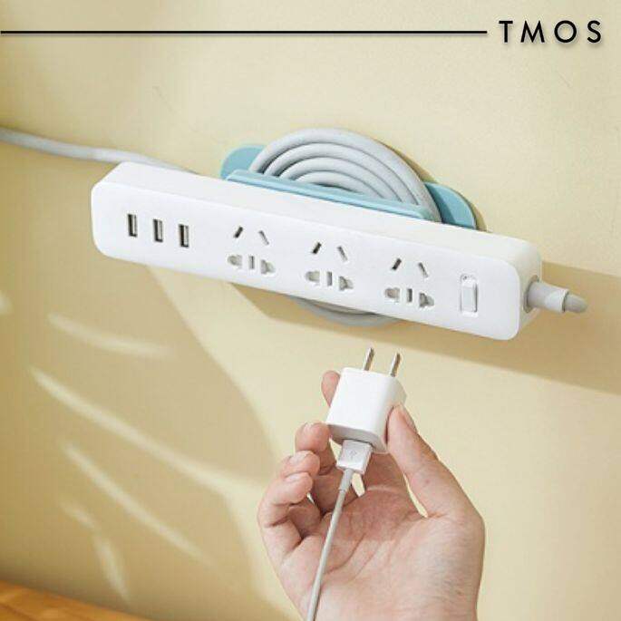 TMOS Socker Holder Socket Extension Sticker Self Adhesive Power Strip ...
