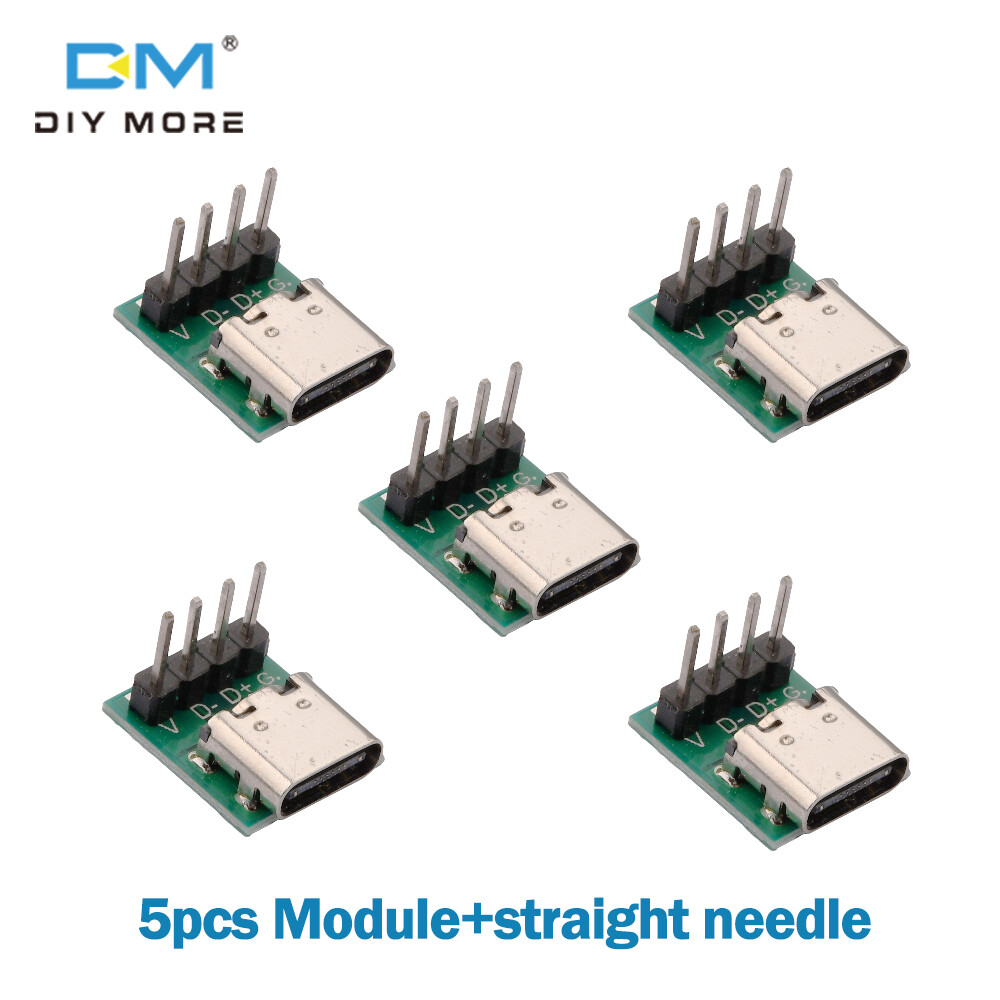 diymore 5pcs/10pcs USB Type C Connector Board DIY 3.1 Serial Basic ...