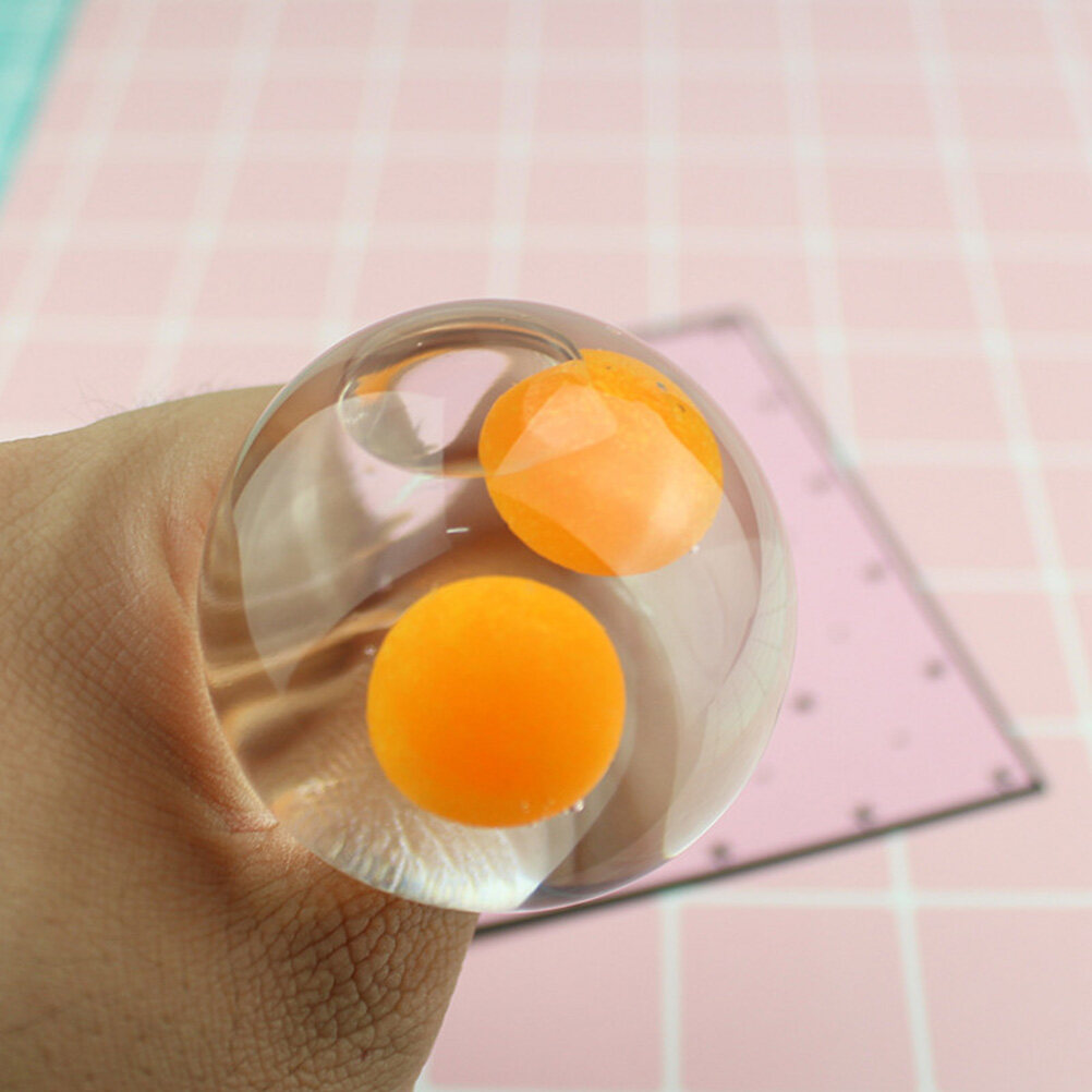 Funny Anxiety Reduce Egg Splat Ball Squishy Toys Stress Relief Eggs ...