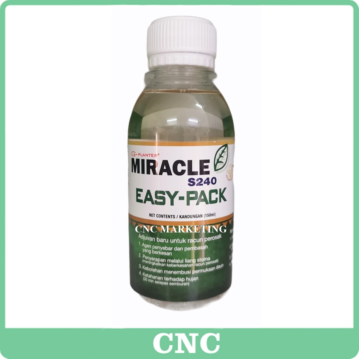 150ML Miracle S240 Easy Pack G-Planter Gam Racun Pelekat Silicone Surfactant (Sama Miracle Super ...