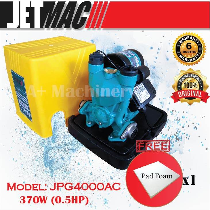 Jetmac JPG4000AC 370W (0.5HP) 100% Copper Motor Automatic Intelligent ...