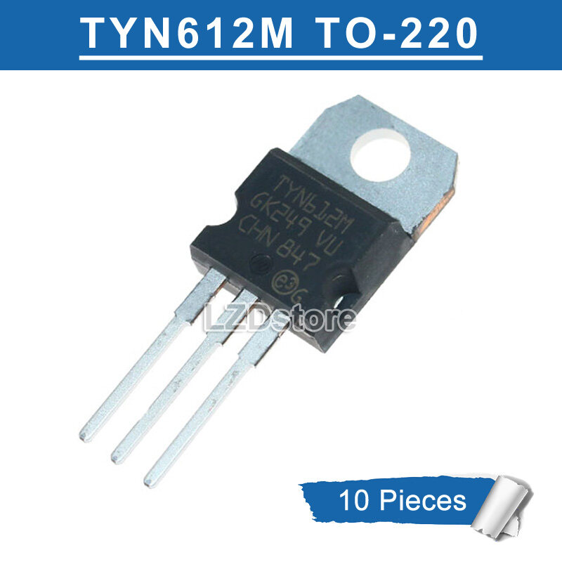 10ชิ้น TYN612M ถึง-220 TYN 612เมตร TYN612 TYN612MRG TO220 600V/12A SCR ใหม่ต้นฉบับ IC | Lazada.co.th