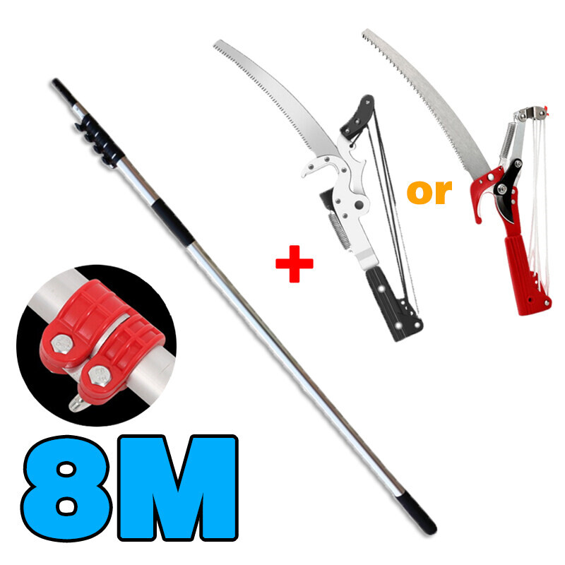 8.5 m high pruning shears saw Tree cutters Telescopic cutter Aerial ...