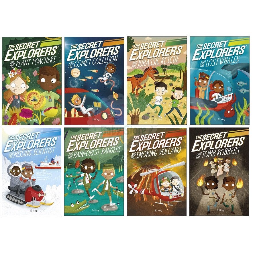 The Secret Explorers Box Set (8 books / 11 Books set) | Lazada