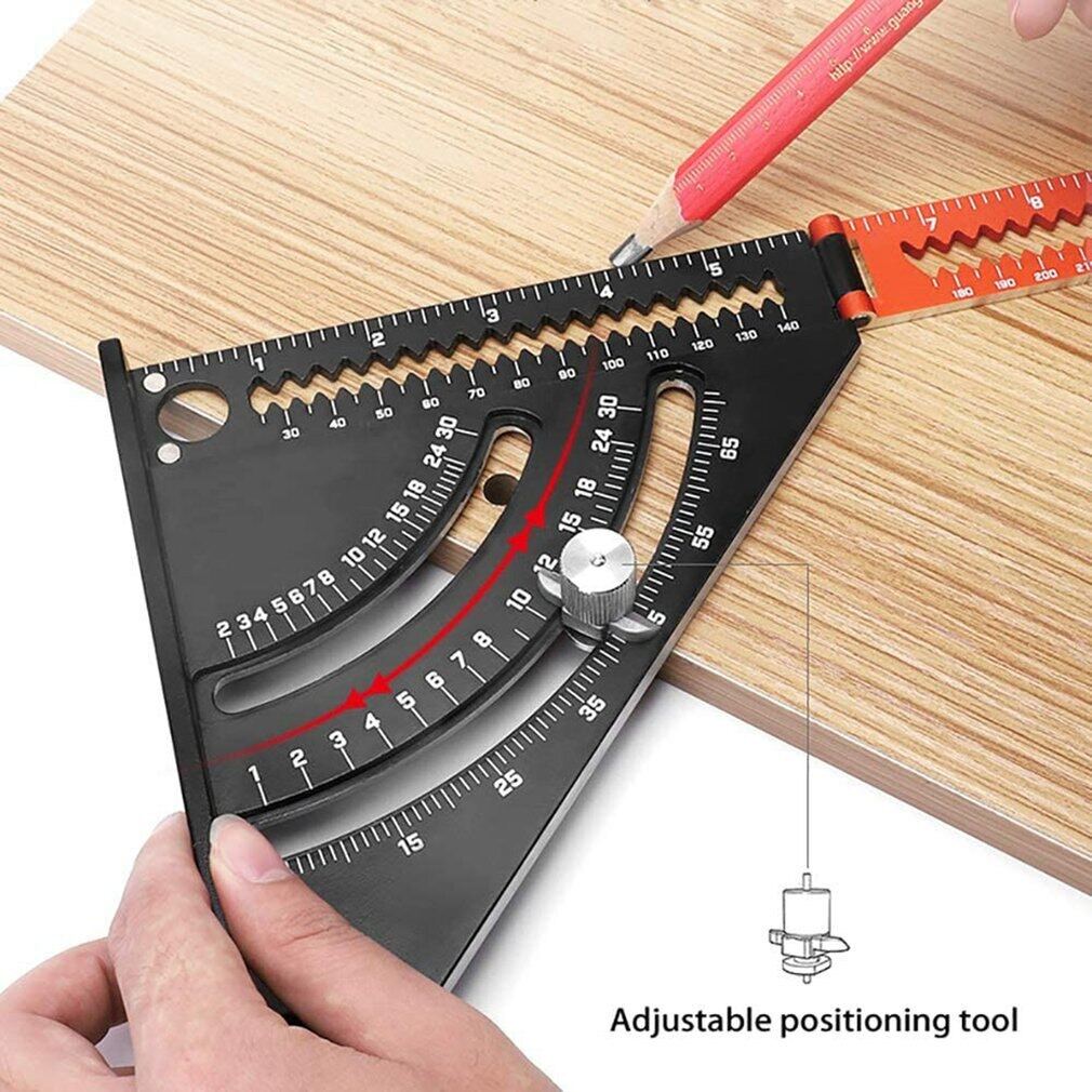 Folding Triangle Ruler Carpenter Square Layout Tool Precision ...